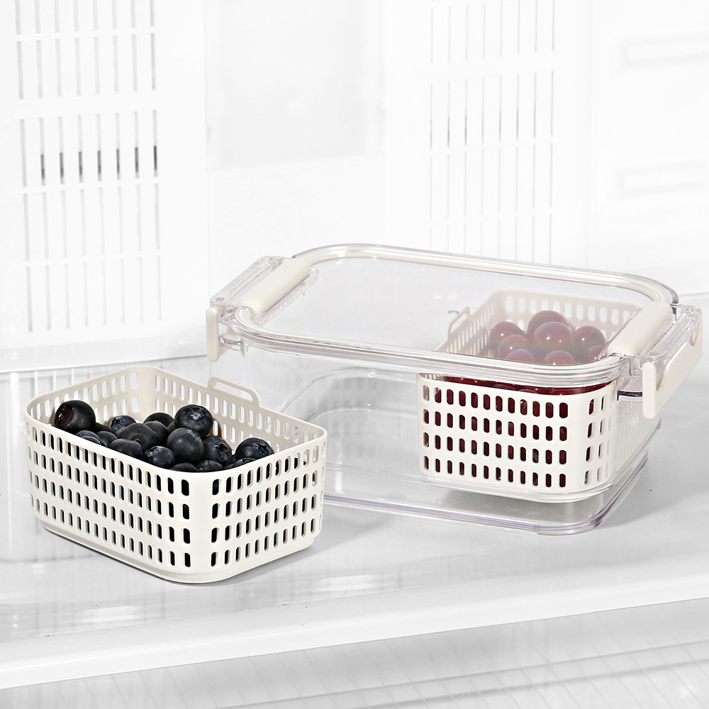 Felli Duo Fresh Pro Fridge Storage Container 4.8L | Howards Storage World