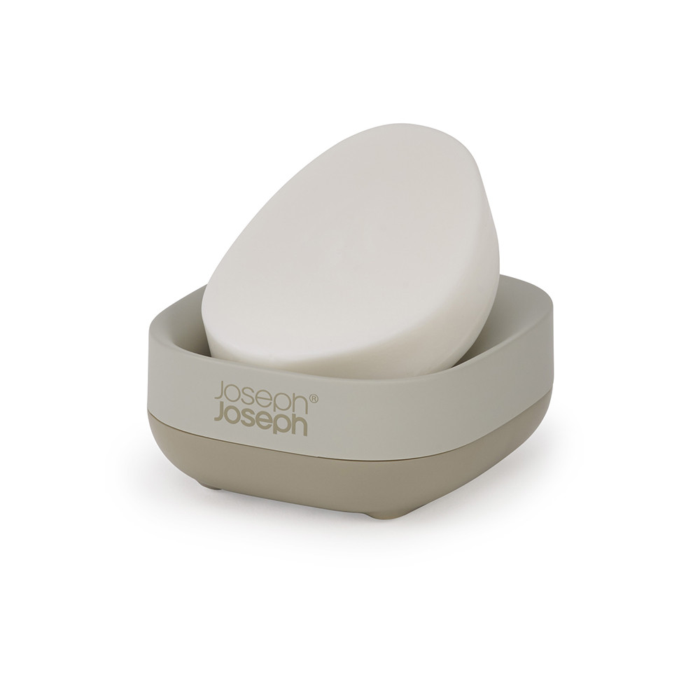 Joseph Joseph Slim Compact Soap Dish - Matte Black | Howards Storage World