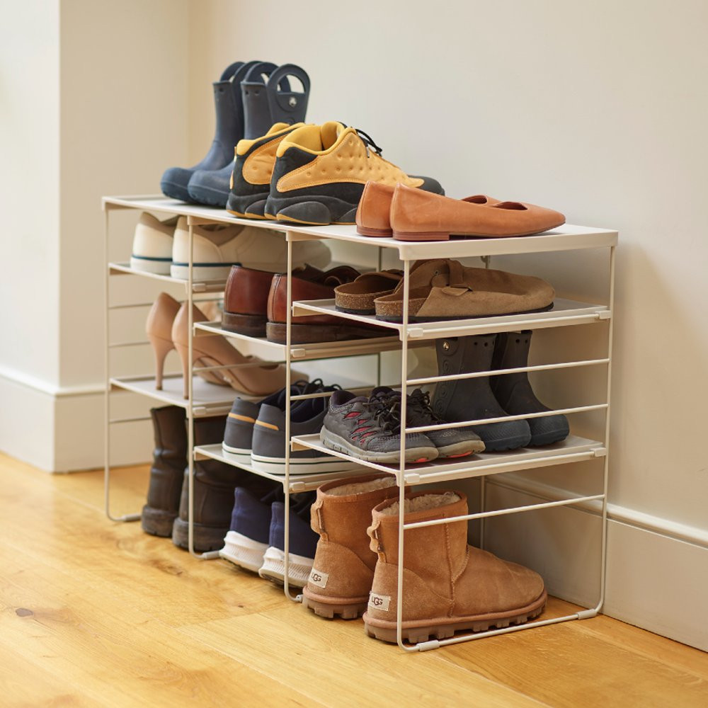 Joseph Joseph Level Adjustable Shoe Rack | Howards Storage World