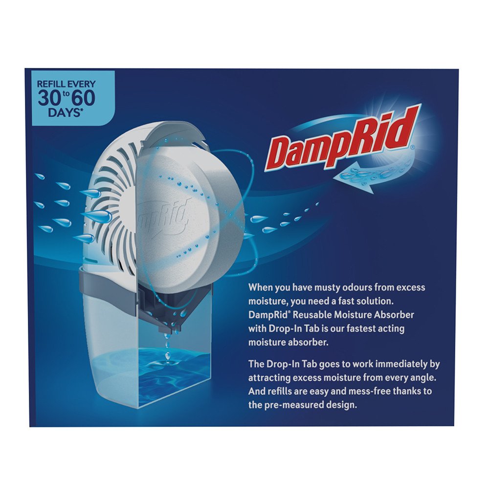 DampRid Drop-In Moisture Absorber Refill Tablets - 2 Pack | Howards ...