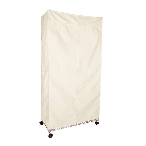 easy-build Wardrobe Kit With Canvas Cover | Howards Storage World