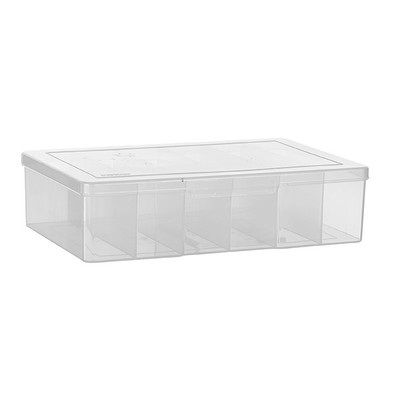 Fischer Large 6 Compartment Storage Box | Howards Storage World