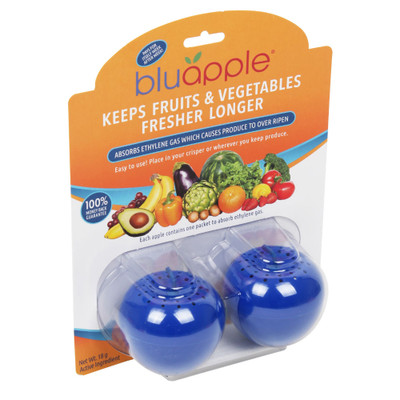 Bluapple Classic 2 Pack Produce Freshness Extender | Howards Storage World