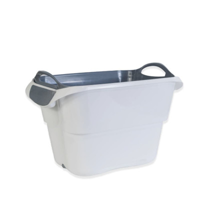 Strucket Straining Bucket 19L - Grey | Howards Storage World