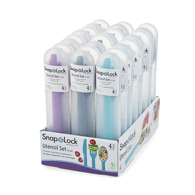 Progressive Snap Lock 3 Piece Utensil Set To Go - Assorted | Howards ...