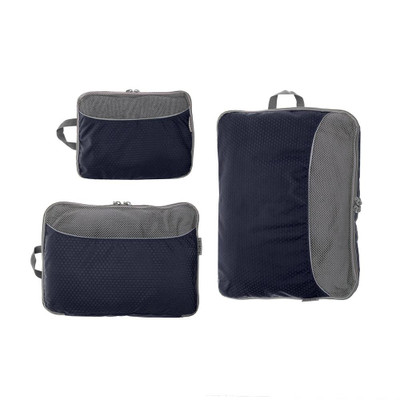 Packing Organisation Travel Cubes Set 3 - Navy | Howards Storage World