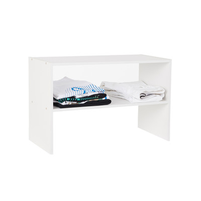 2 Shelf Storage Rack - White | Howards Storage World