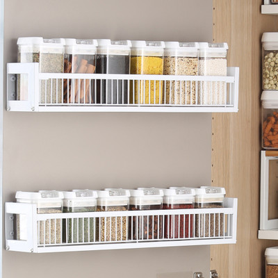 WilliamsWare Wall Mounted Spice Rack Large - White | Howards Storage World