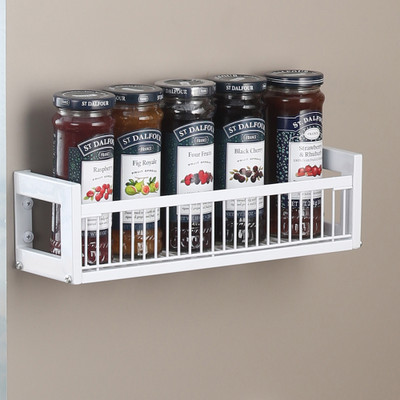 WilliamsWare Wall Mounted Spice Rack Small - White | Howards Storage World