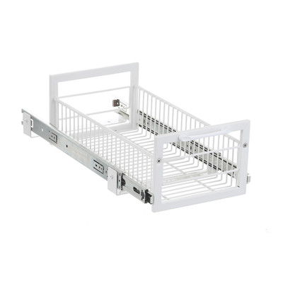 Williamsware Pull Out Wire Basket 29.5cm - White | Howards Storage World