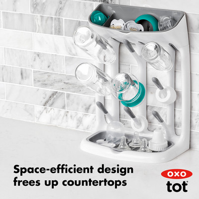 OXO Tot Space Saving Bottle Drying Rack | Howards Storage World