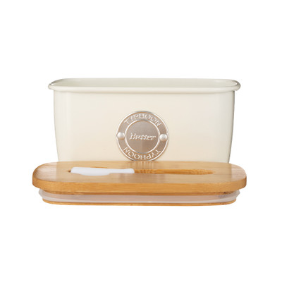 Typhoon Butter Dish - Cream | Howards Storage World