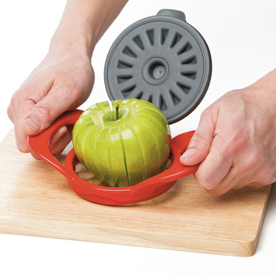 Progressive Prepworks Thin Apple Slicer - Red | Howards Storage World