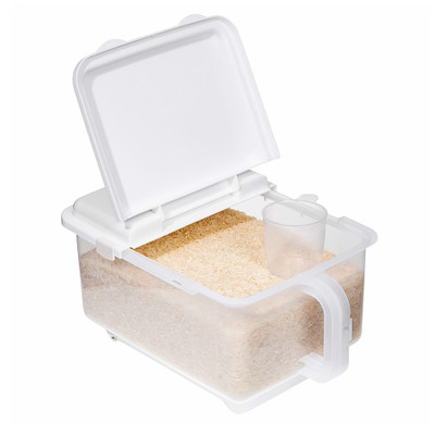Algo 5kg Rice Storage Container with Hinged Lid | Howards Storage World