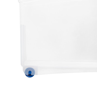 Algo Clear Pantry Container with Wheels - Slim | Howards Storage World