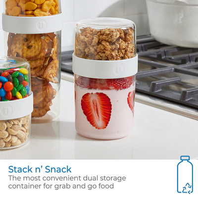iDesign Fresh Stack n Snack Food Container - Medium | Howards Storage World