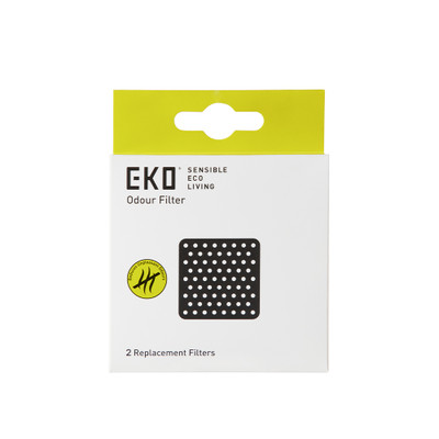 EKO Bin Replacement Carbon Odour Filters - 2 Pack | Howards Storage World