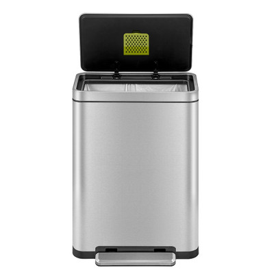 EKO X Cube Step Rubbish Bin - 45L | Howards Storage World