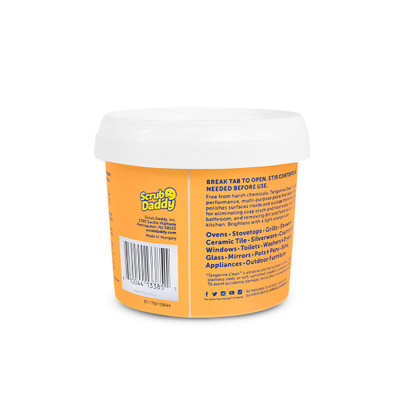 Scrub Daddy Tangerine Clean Natural Cleaning Paste | Howards Storage World