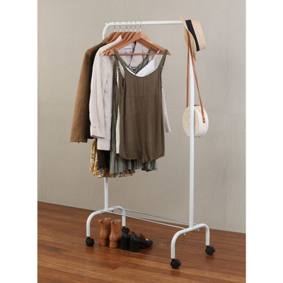 Small Garment Rack - White | Howards Storage World