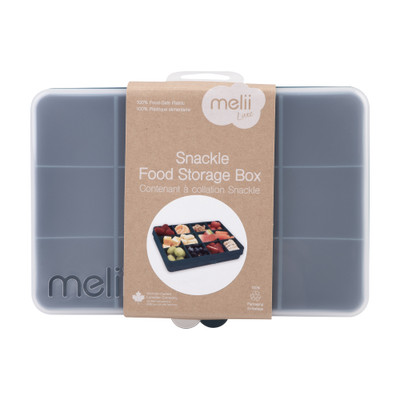 Melii Luxe Snackle Box - Blue | Howards Storage World
