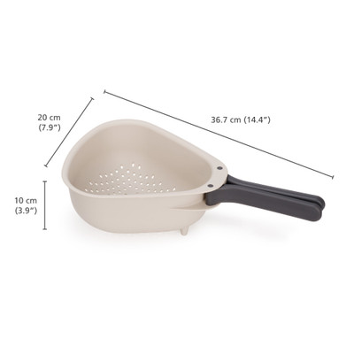 Joseph Joseph Droplet Large Colander with Folding Handle | Howards ...