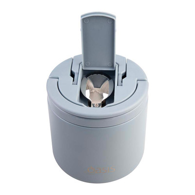 Oasis Stainless Steel Insulated Food Flask 500ml with Spork - Blue ...