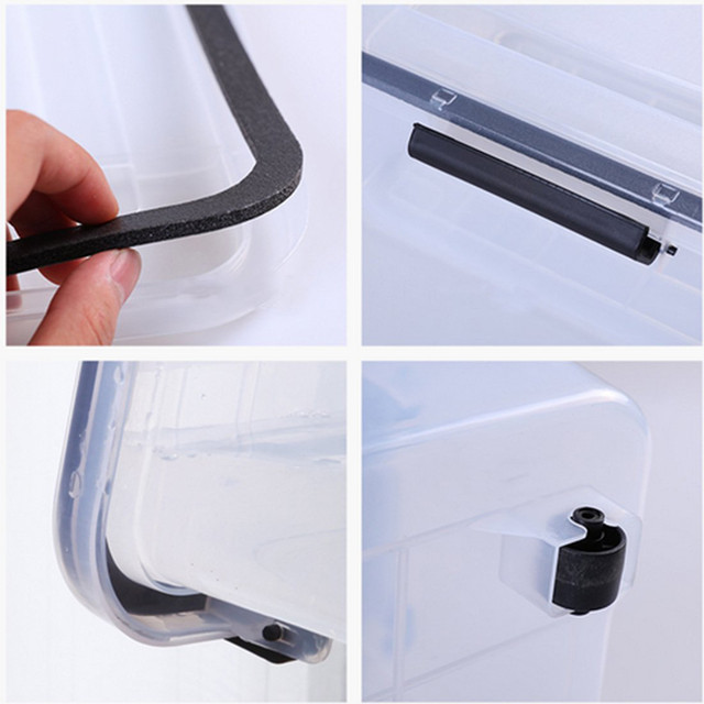 Super Seal Storage Box with Wheels 15L | Howards Storage World