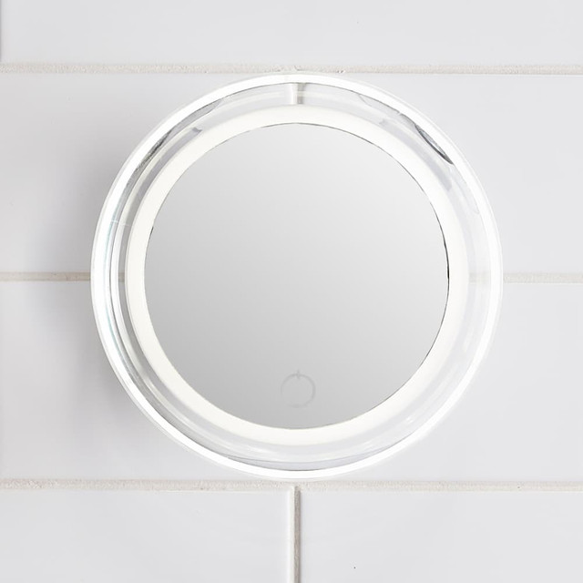LED 5x Magnification Suction Mirror | Howards Storage World