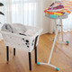 White Magic Laundry Basket with Legs | Howards Storage World