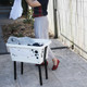 White Magic Laundry Basket with Legs | Howards Storage World