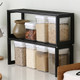 WilliamsWare Shallow Stackable Kitchen Shelf 45cm Wide - Black ...
