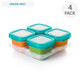 OXO Tot Baby Blocks Freezer Food Storage Containers 180ml - 4 Pack | Howards Storage World