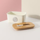 Typhoon Butter Dish - Cream | Howards Storage World