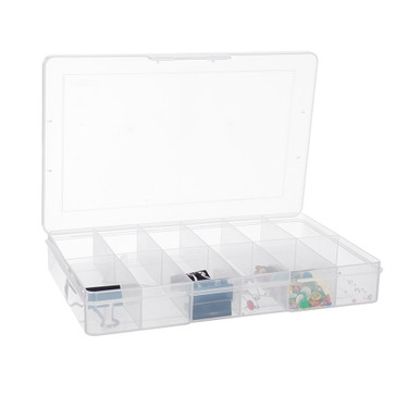 Fischer Large 12 Compartment Storage Box | Howards Storage World
