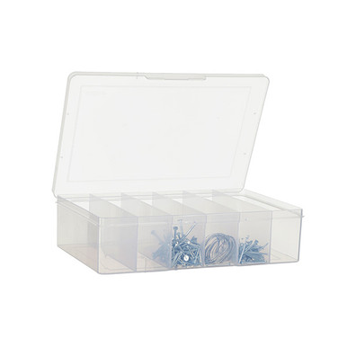 Fischer Large 6 Compartment Storage Box | Howards Storage World
