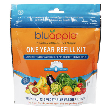 Bluapple Classic One-Year Freshness Pouch Refill Kit | Howards Storage ...
