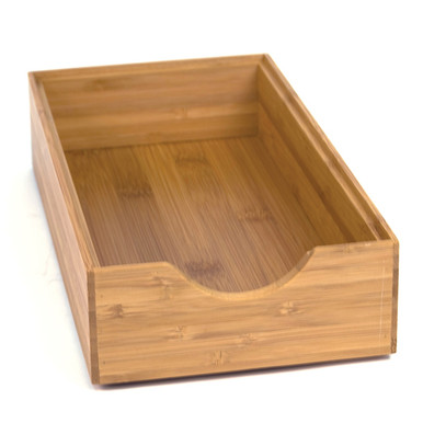 Howards Bamboo Stackable Drawer Organiser - Narrow | Howards Storage World