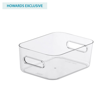 SmartStore Compact Storage Box Small - Clear | Howards Storage World