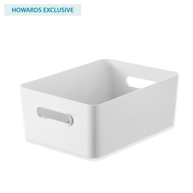 SmartStore Compact Storage Box Large - White | Howards Storage World