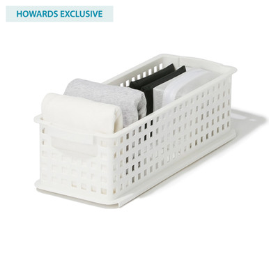 Like-it Uni-Com Stacking Basket - Slim Short | Howards Storage World