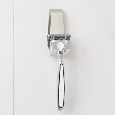 Better Living Facet Double Hook Razor Holder | Howards Storage World