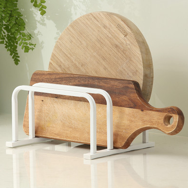 WilliamsWare Vertical Kitchen Rack - White | Howards Storage World