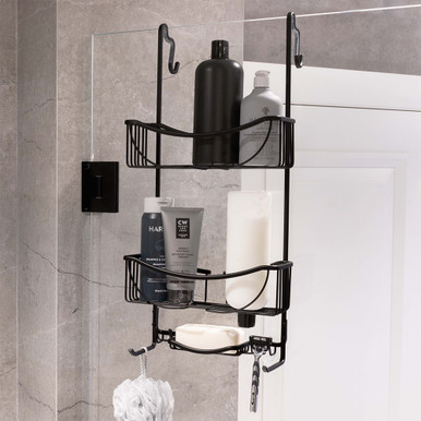 Better Living Venus Over the Screen Shower Caddy - Black | Howards ...