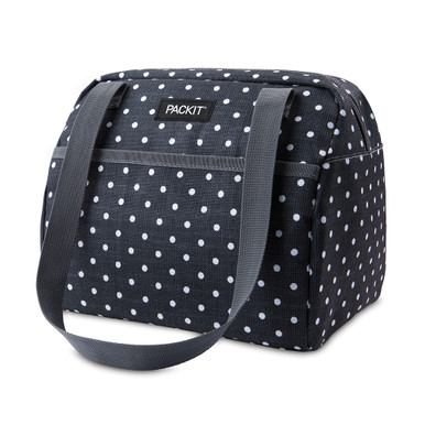 PackIt Freezable Hampton Lunch Bag - Polka Dot | Howards Storage World