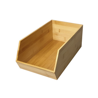 Williamsware Bamboo Open Front Stackable Container Large | Howards ...