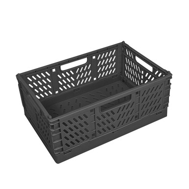 Collapsible & Stackable Storage Basket Medium - 2 Pack | Howards ...