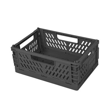Collapsible & Stackable Storage Basket Small - 4 Pack | Howards Storage ...