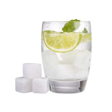Bartender White Jade Gin Stones - Set of 6 | Howards Storage World