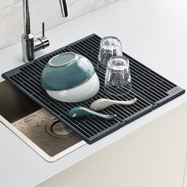 Joseph Joseph Platform Folding Sink Drainer - Grey | Howards Storage World